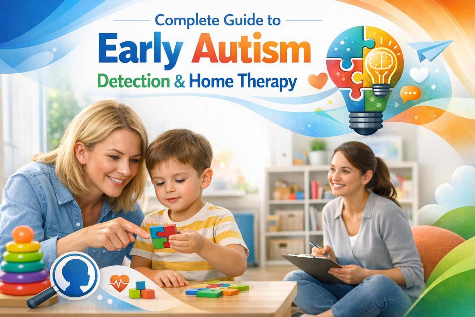 Complete Guide to Early Autism Detection and Home Therapy - Guiding Growth
